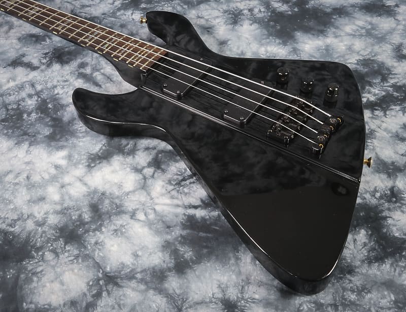 Dean Demonator Bass converted to left handed | Reverb