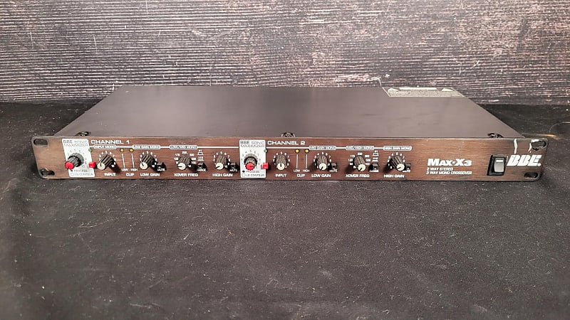 BBE MAX-X3 Crossovers (Raleigh, NC) | Reverb