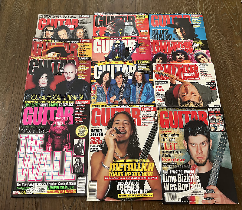 Guitar World Magazine 2000 All Issues Total Complete Lot Tabs | Reverb