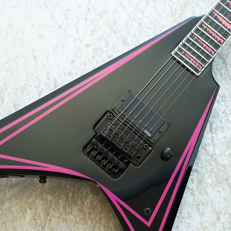 ESP EDWARDS E-ALEXI E-ALEXI PINK SAWTOOTH w/SPECIAL GUITAR | Reverb