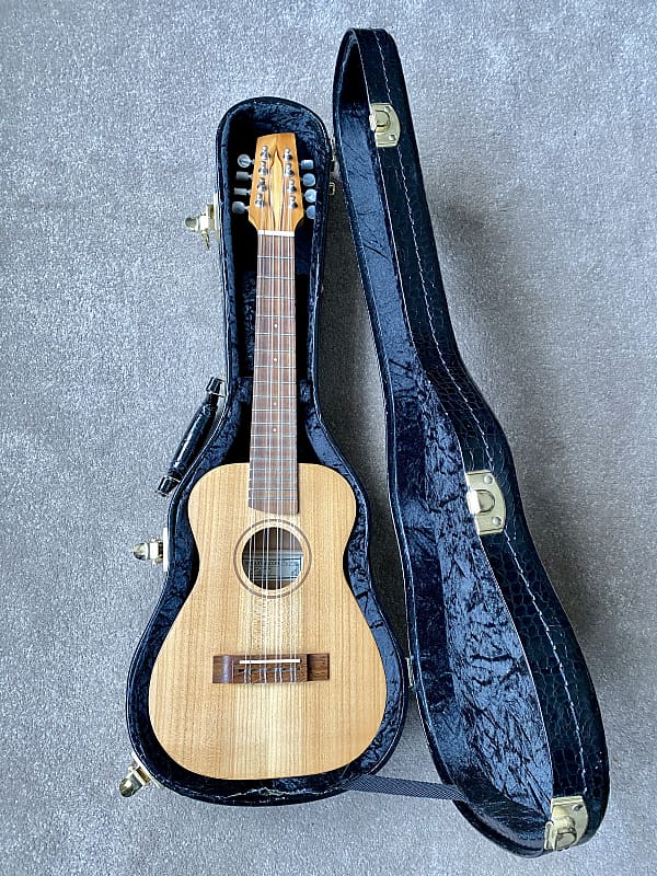 Rob Collins / Tin Guitar 8 String tenor Ukulele ' English | Reverb UK