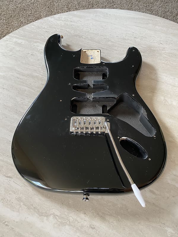 Squire Stratocaster Body Black | Reverb