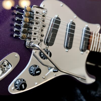 Warmoth USA Stratocaster Custom Metallic Purple | Reverb