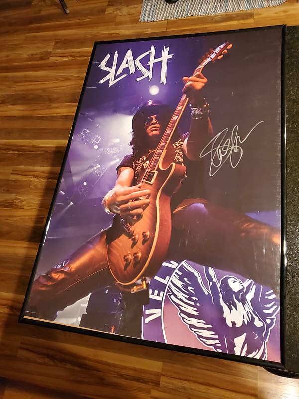 Autographed Slash Poster | Reverb