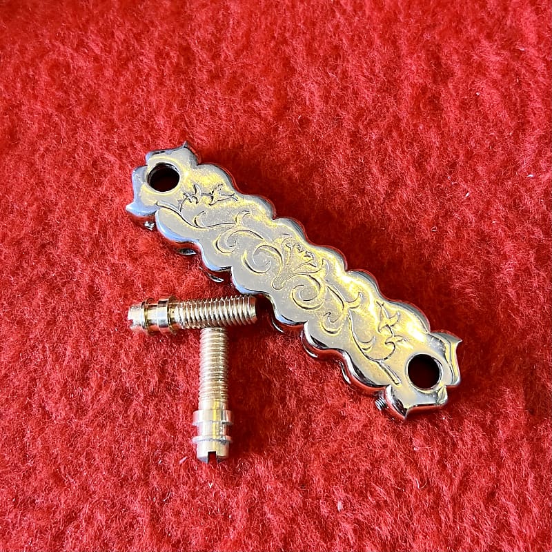 Ibanez W-1000 guitar tailpiece 1970’s - Gold original vintage | Reverb