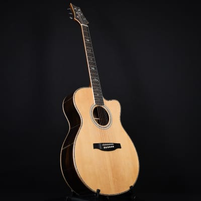 PRS SE Angeles A60E Acoustic Electric Guitar Ziricote Natural | Reverb