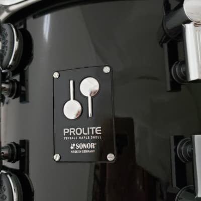 Sonor Prolite Series Vintage Maple 10x8 Tom--Brilliant Black | Reverb