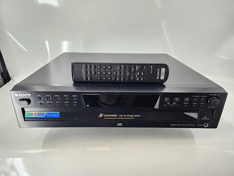 Sony CDP-CE375 5-Disc CD Changer & Player w/Remote - TESTED - | Reverb