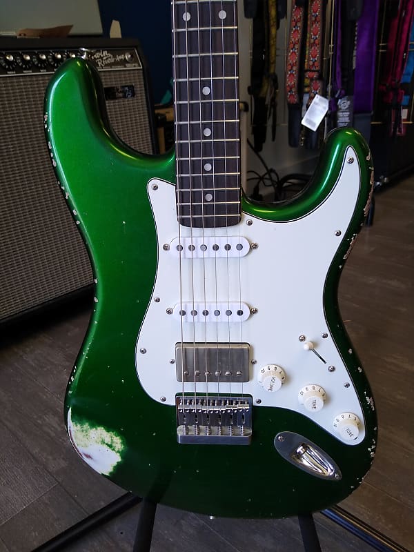 Berly Guitars S-Type Hardtail - Emerald Green | Reverb