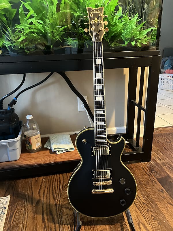 Schecter Solo II Custom Aged Black Satin | Reverb