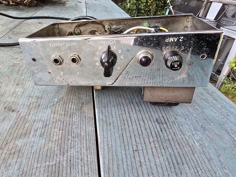 1963 Fender Champ 5F1 Guitar Amp Chassis | Reverb