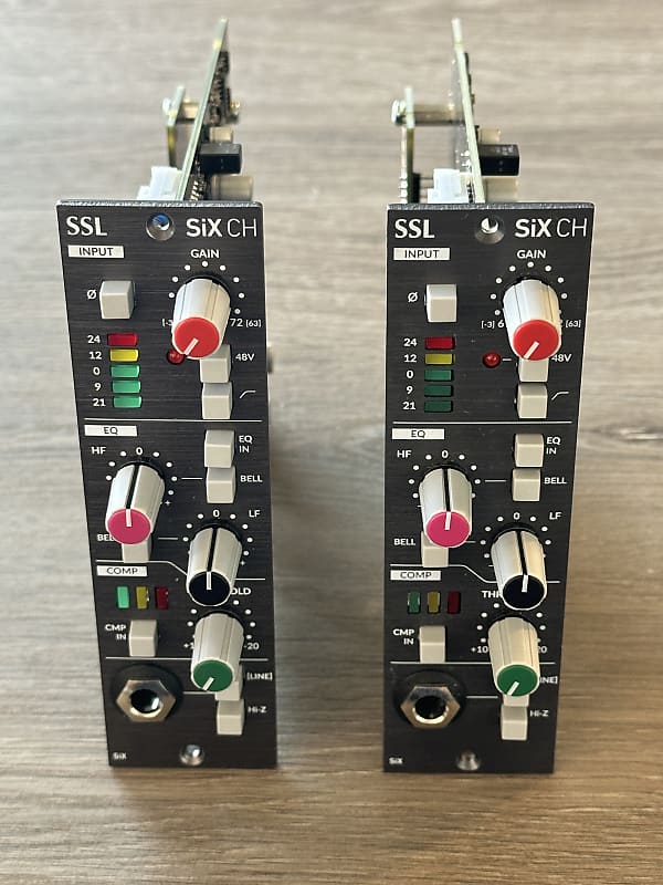 PAIR - Solid State Logic SiX CH - 500-Series Channel Strip | Reverb