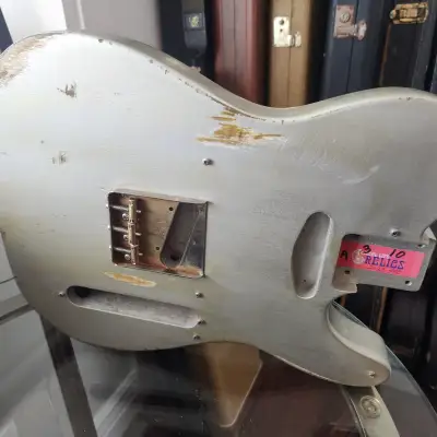 Fender Telecaster Body 2023 Inca Silver Aged Nitrocellulose | Reverb