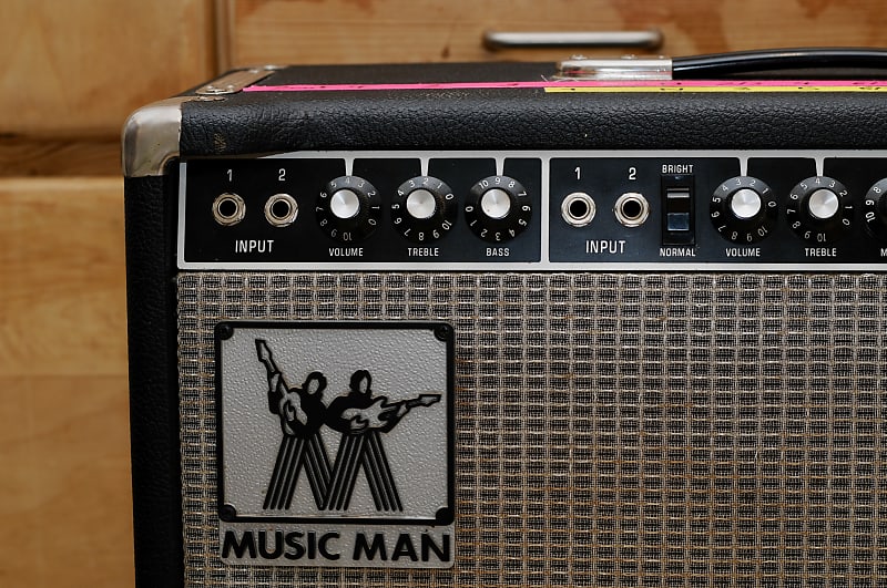 Music Man 410 Sixty Five 1974-79 black 2275-65 4x10 Leos 2nd | Reverb