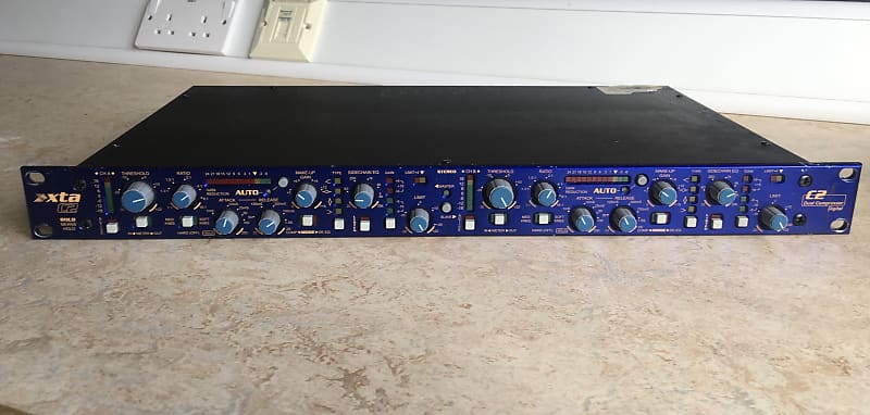 XTA C2 Dual mono/stereo Digital Compressor blue | Reverb