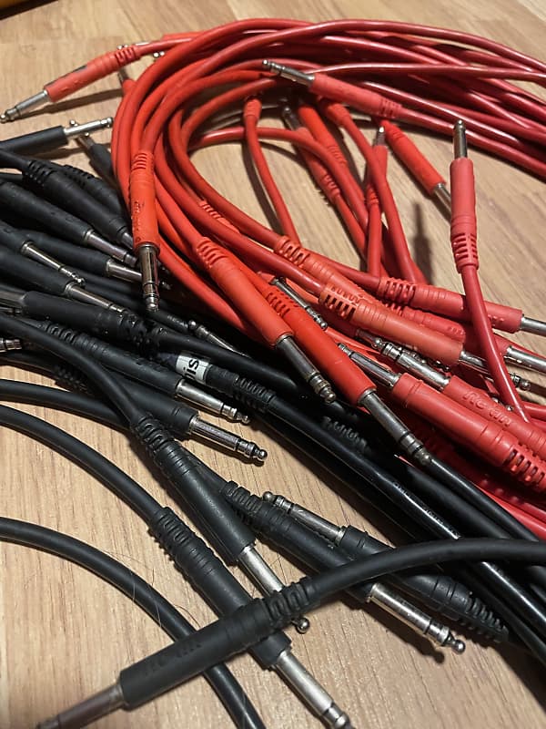BANTAM PATCH CABLES REAN/NEUTRIK TOP QUALITY 40 UNITS RED | Reverb