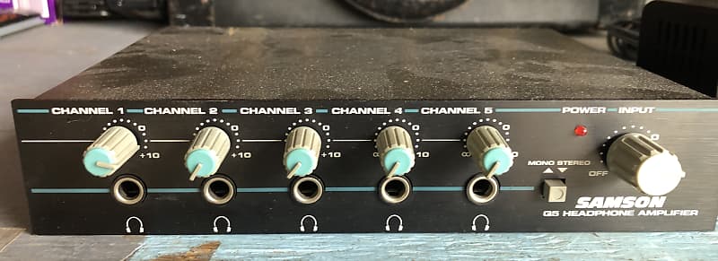 Samson Q5 Headphone Amplifier 2012 - Black | Reverb