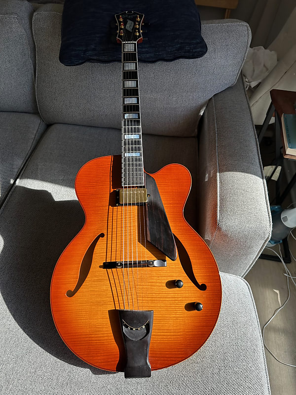 D'Aquisto Jazz Line 2006 - Violin Burst | Reverb