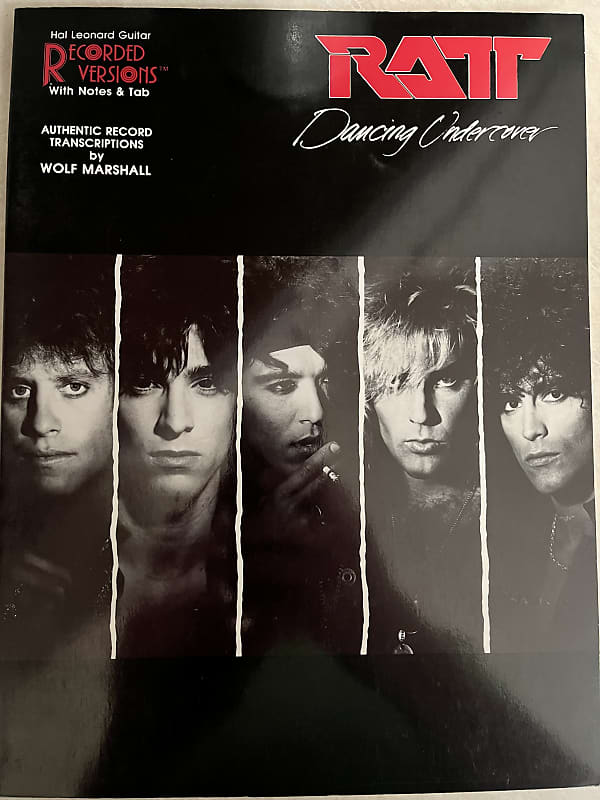 Ratt - Dancing Undercover - Guitar Tab / Tablature Book | Reverb