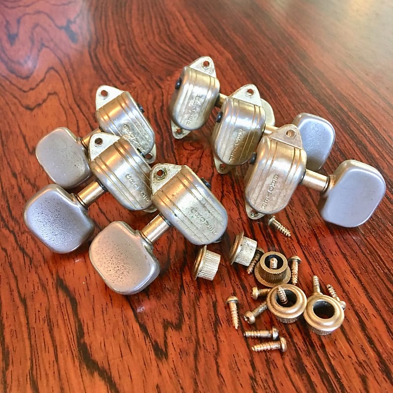 Grover Imperial butter bean tuners c 1960 Gold gretsch guild | Reverb