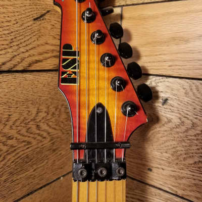 ESP George Lynch Serpent Orange Black - Maple Neck | Reverb Canada