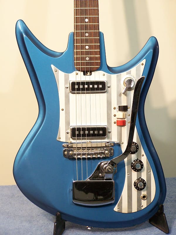 VINTAGE 1960's TEISCO DEL REY SHARK FIN ET-230 ELECTRIC | Reverb
