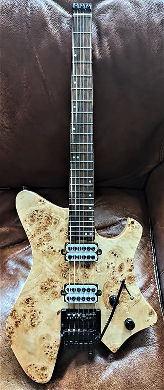 Eart GW1 2020 - Natural Burl Maple- Headless Stranberg Type | Reverb