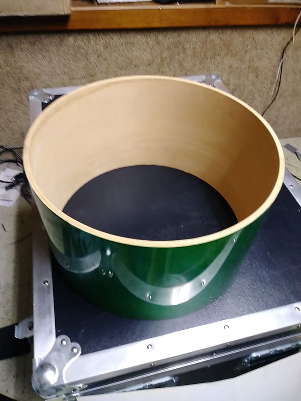 Keller Shells VSS Maple Drum Shell 2000's Gloss Green | Reverb