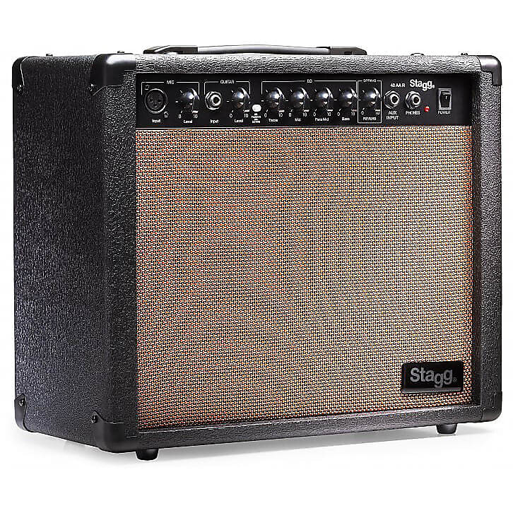 Stagg 40 AA R 40-Watt 1x10" Acoustic Guitar Combo | Reverb