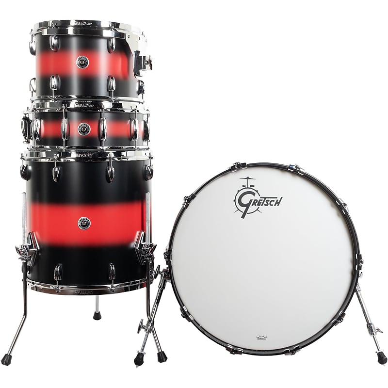 Gretsch Brooklyn Series GB-J484-SRD 4-Piece Bop Kit - Satin | Reverb