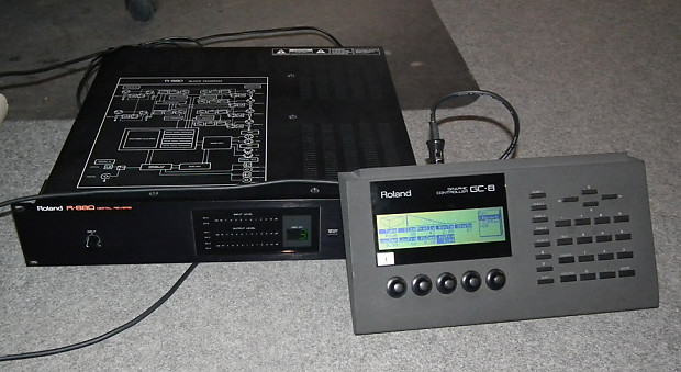 Roland R880 Reverb with Remote 80´s black | Reverb