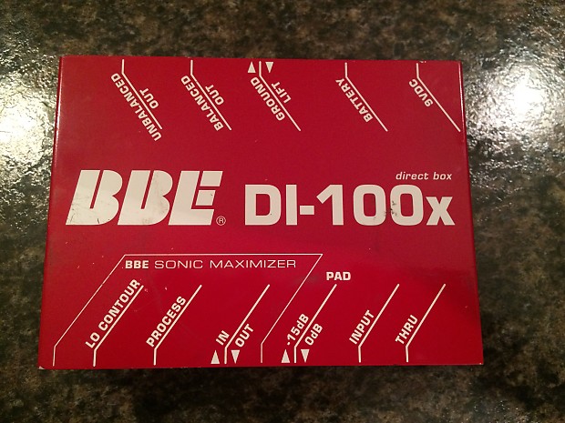 BBE DI-100x Direct Box/Sonic Maximizer w/power adapter | Reverb