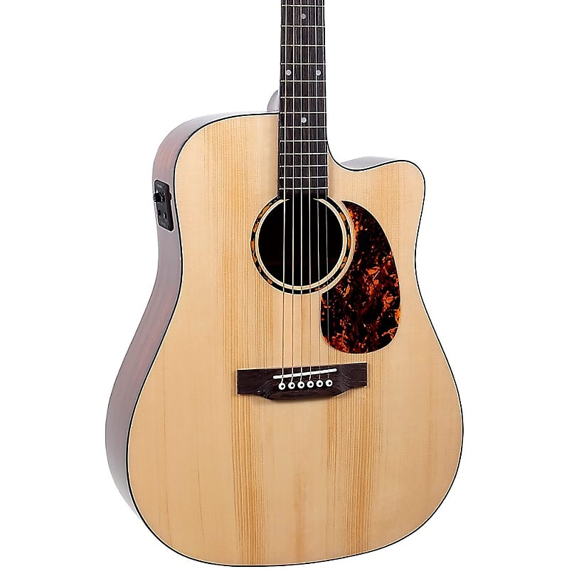 Recording King RD-G6-CFE5 Solid Top Dreadnought Cutaway | Reverb