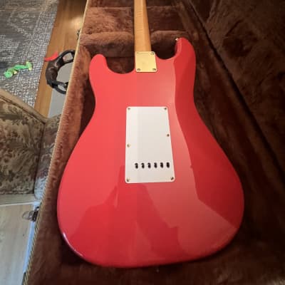Fender Custom Shop Stratocaster 2000 Fiesta Red / Gold | Reverb
