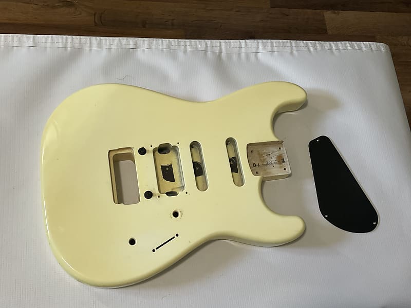 1989-91 Charvette by Charvel Model 250 Cream Guitar Body | Reverb