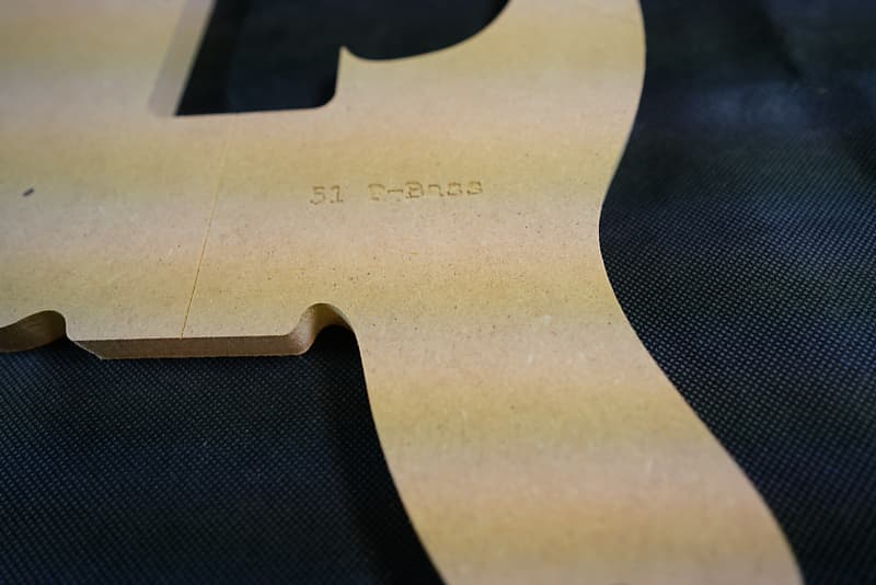 Guitar Templates ~ 51 P-Bass ~ 1/2" MDF ~ CNC Router Set w/ | Reverb