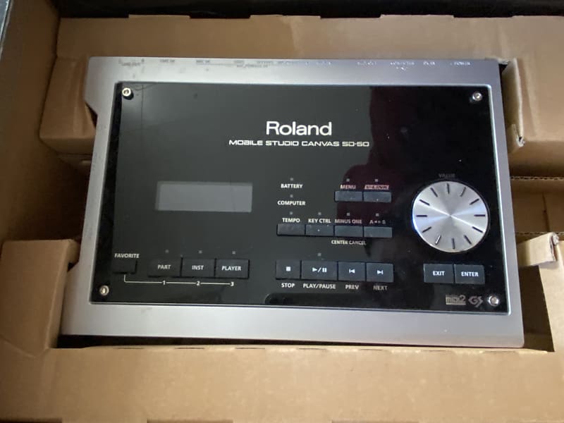 Roland Sound Canvas SD-50 - Black & Silver | Reverb
