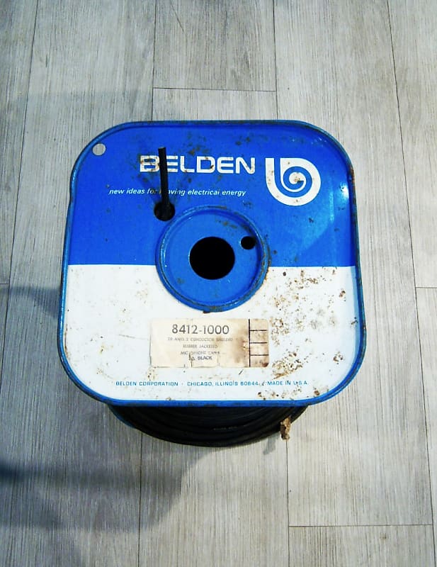 Vintage 1970's NOS Belden 8412 microphone cable for any | Reverb