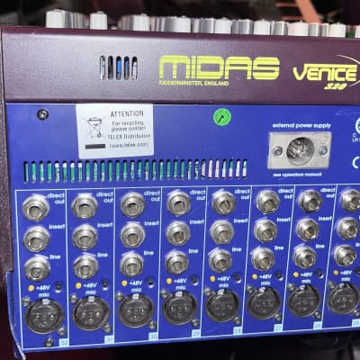 Midas Venice 320 32-Channel Professional Live Sound | Reverb