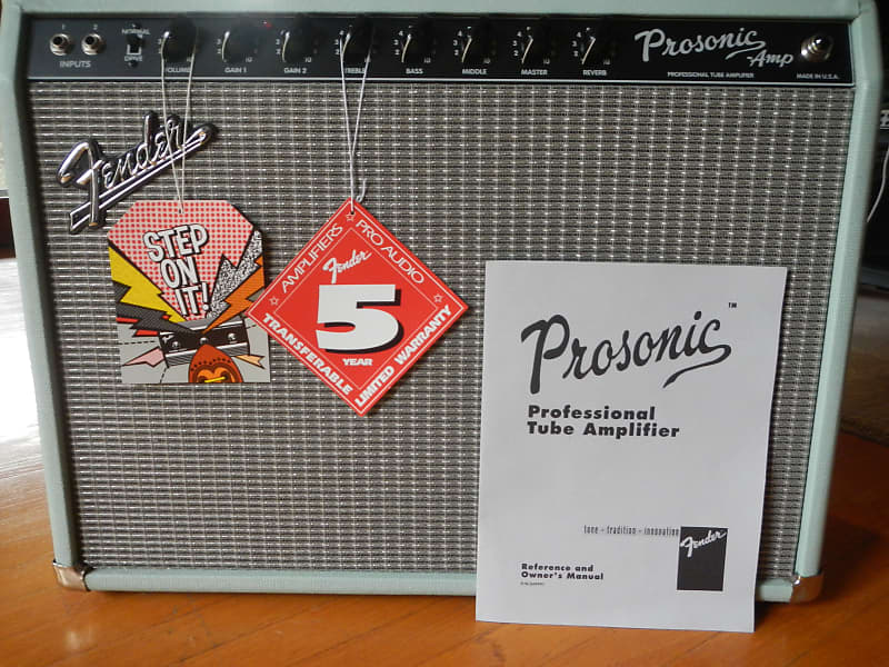 1997 Fender Prosonic Combo Seafoam Green Brand New In Box! | Reverb