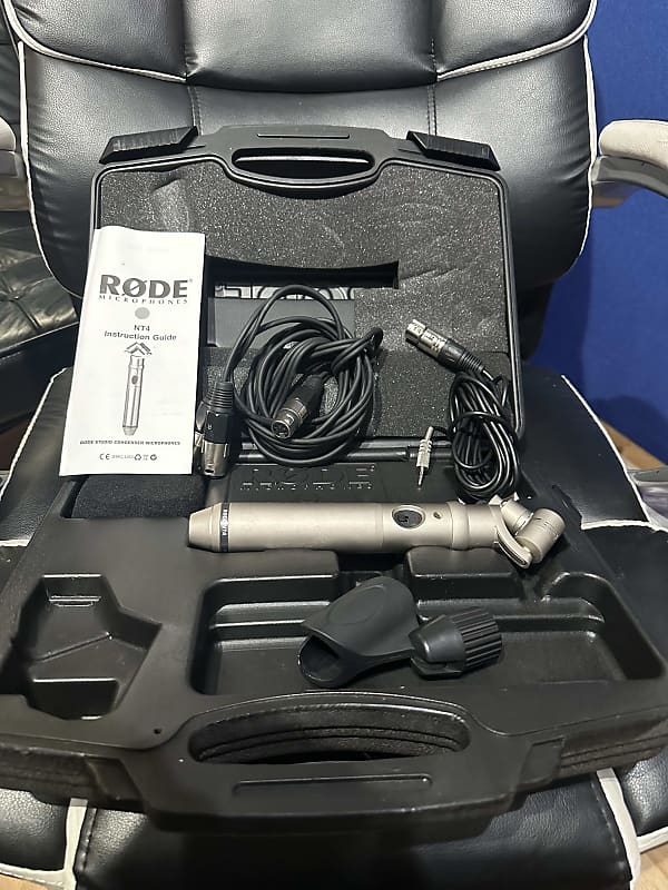 RODE MICROPHONE RODE NT4 X/Y Stereo Condenser Mic - silver | Reverb