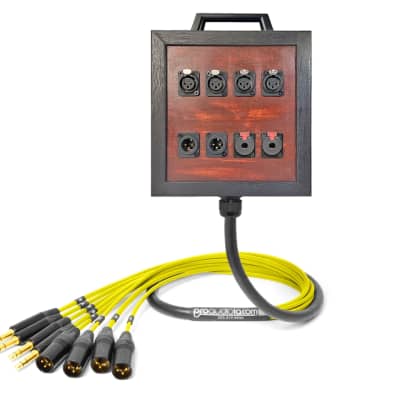 8 Channel Custom Mogami Studio Wall Stage Floor Box Neutrik | Reverb