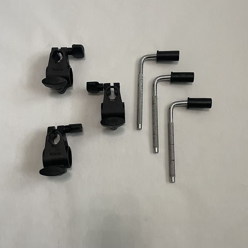 (3) - Roland Clamps & L Arms V Drums | Reverb