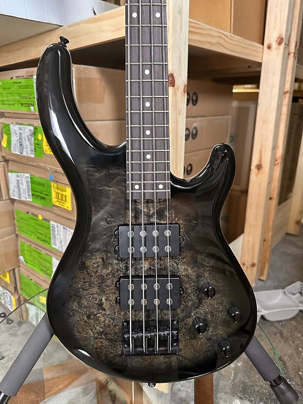 Dean Edge 2 Burled Maple - Transparent Black Burst | Reverb