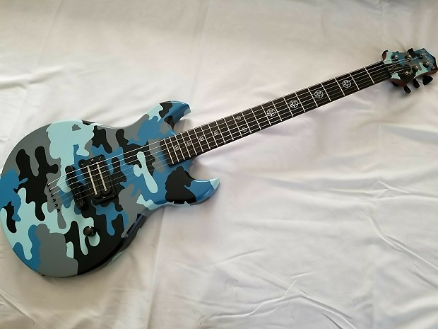 Washburn USA Custom Shop Scott Ian Signature SI69 Urban Camo | Reverb