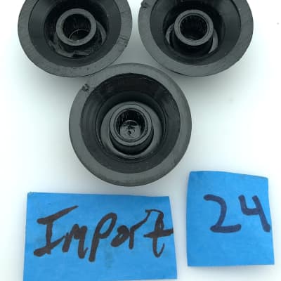 Stratocaster Style Knobs Set Black | Reverb