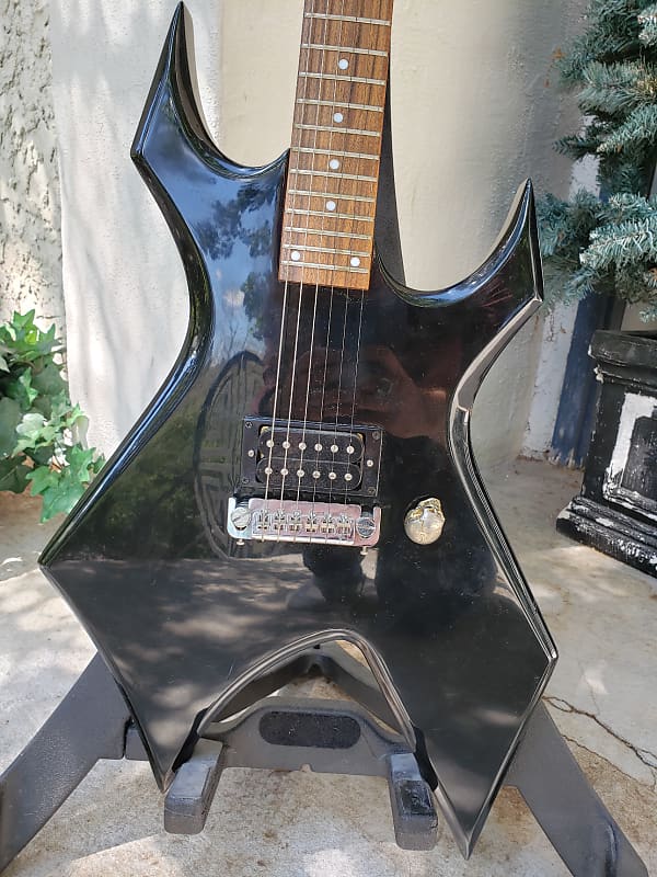2000 B.C. Rich Warlock Bronze Series Black | Reverb