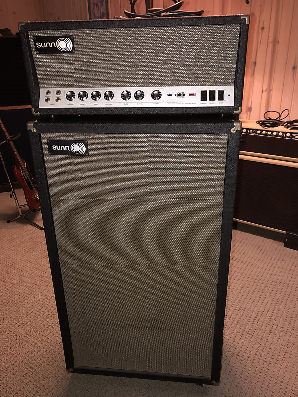 Sunn 100s 1968 Amp and Cabinet | Reverb