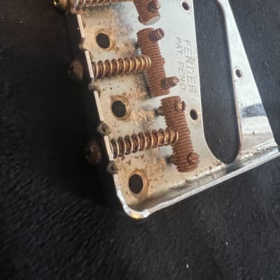 1961 Fender Telecaster Pat pend Bridge 1960s - Original | Reverb