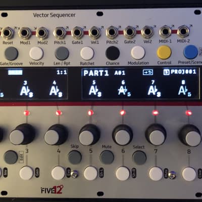 Five12 Vector Sequencer 2020 + Expander - Silver | Reverb